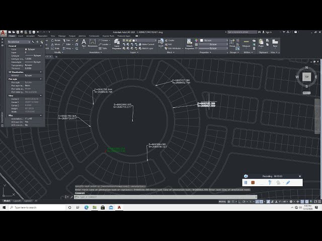 فیلم آموزشی Autocad Xyz مختصات Lisp فیلم های اتوکد