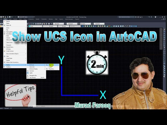 فیلم آموزشی: نحوه نمایش نماد ucs در اتوکد | autocad civil 3d| اتودسک| نکات و ترفند ویژگی های ...