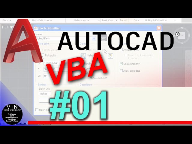 فیلم آموزشی: autocad vba 01 (vba چیست) با زیرنویس فارسی - فیلم های اتوکد