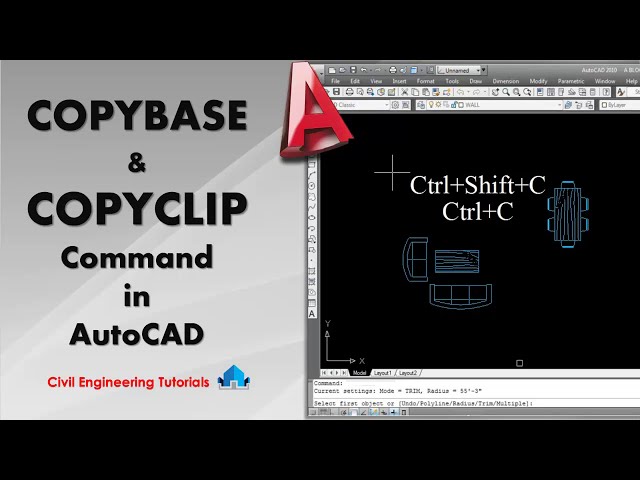 فیلم آموزشی: autocad #29 - دستورات copybase و copyclip در اتوکد | اصول اتوکد - فیلم های اتوکد
