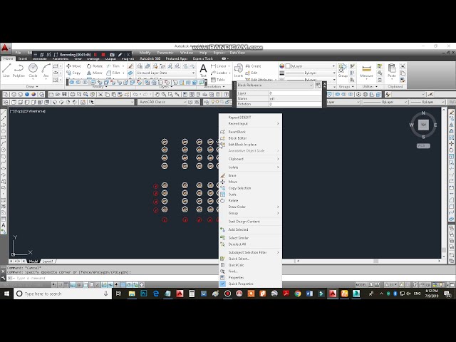 فیلم آموزشی: نحوه استفاده از دستور bcount در اتوکد | شمارش بلوک اتوکد - فیلم های اتوکد