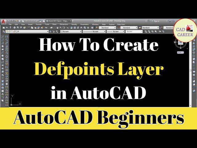 فیلم آموزشی: نحوه ایجاد لایه defpoints در اتوکد | شغل CAD - فیلم های اتوکد