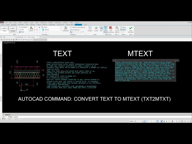 فیلم آموزشی: دستور autocad: تبدیل متن به mtext (txt2mtxt) | آموزش اتوکد | نکات و ترفندها با ...