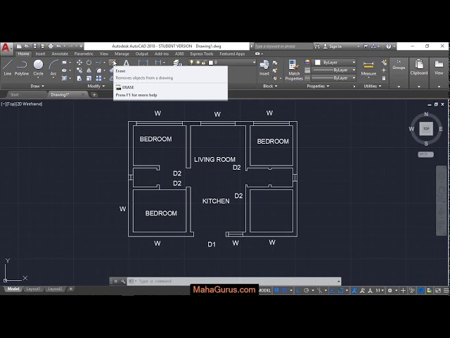 فیلم آموزشی: delete an object in autocad- delete object autocad ... فیلم آموزشی: delete an object in autocad- delete object autocad ...