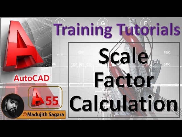 فیلم آموزشی: محاسبه ضریب مقیاس در نقشه های اتوکد - درس 55 - فیلم های اتوکد