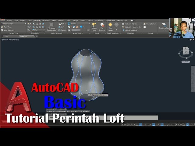 فیلم آموزشی: آموزش زبان انگلیسی autocad loft command - فیلم های اتوکد