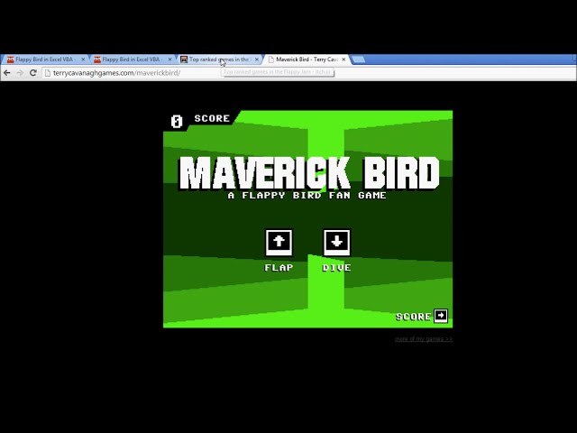 فیلم آموزشی: Flappy Bird در Excel VBA با زیرنویس فارسی - فیلم های آموزش اکسل Excel