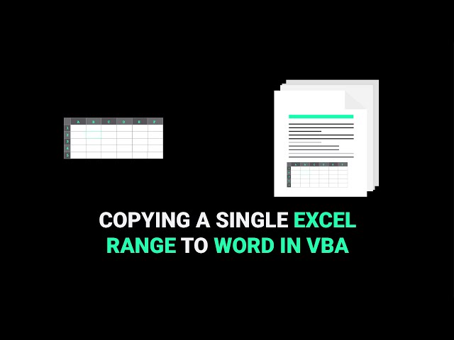 فیلم آموزشی: نحوه کپی کردن یک محدوده اکسل در ورد با استفاده از VBA با زیرنویس فارسی - فیلم های ...
