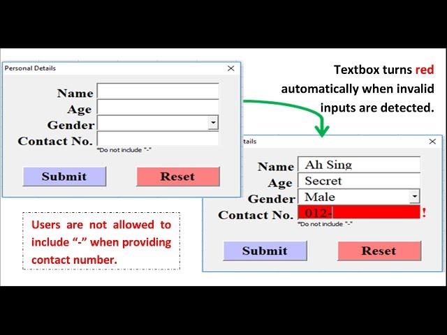 فیلم آموزشی Excel Vba تغییر خودکار رنگ Textbox با زیرنویس فارسی