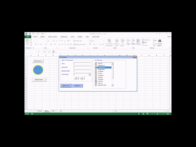 فیلم آموزشی Excel Vba Forms Part 7 Listbox Controls با زیرنویس فارسی فیلم های آموزش اکسل Excel