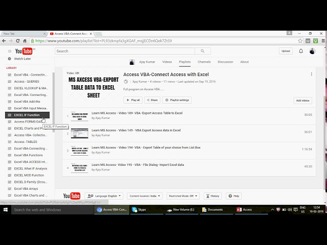 فیلم آموزشی: آموزش MS Access- Video 211 - Macros- Import and Export با اکسل - فیلم های آموزش ...