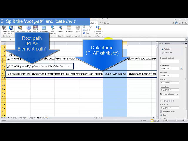 فیلم آموزشی: OSIsoft: نکات PI DataLink: جدول اقلام داده PI (ستون ها) در برابر زمان (ردیف ها ...