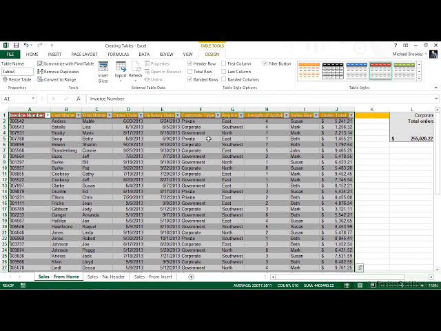 فیلم آموزشی: Microsoft Excel - Tables Deep Dive Tutorial | ایجاد جداول ... فیلم آموزشی: Microsoft Excel - Tables Deep Dive Tutorial | ایجاد جداول ...