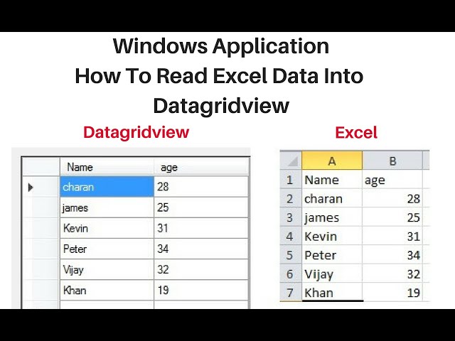 فیلم آموزشی: نحوه خواندن فایل اکسل در c# 4.6 winforms datagridview مثال با زیرنویس فارسی - فیلم ...