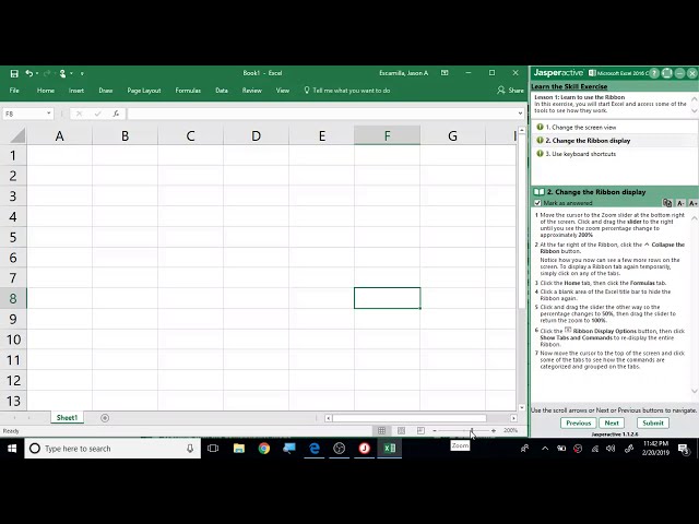فیلم آموزشی: Jasperactive Excel 2016 Core Lesson 1: Module 1 با زیرنویس فارسی - فیلم های آموزش ...