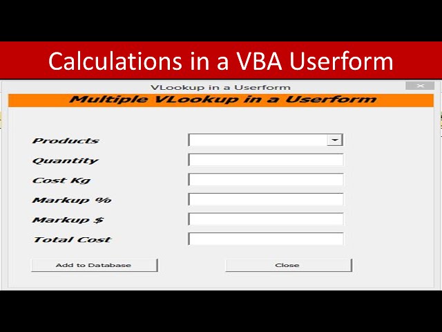 فیلم آموزشی محاسبات Excel Vba در فرم کاربر با زیرنویس فارسی فیلم های