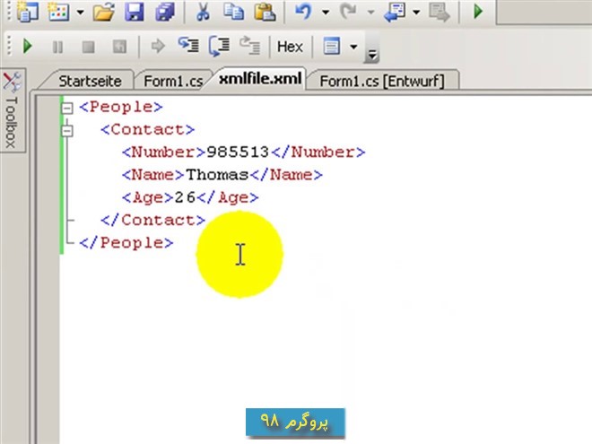 فیلم آموزش لود کردن داده xml درون DataGridView با XmlDataDocument با سی شارپ #C - آموزش سی شارپ ...