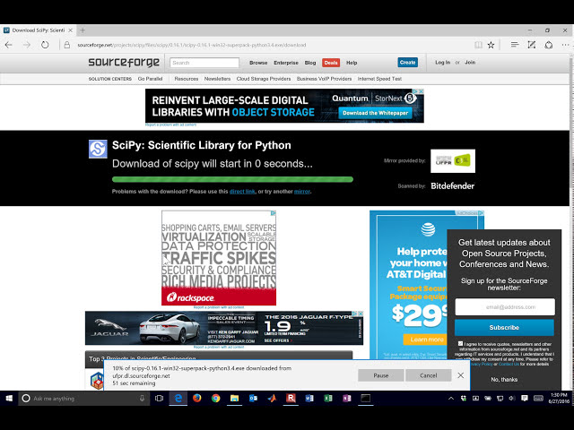 فیلم آموزشی Python Numpy Matplotlib Scipy را روی ویندوز نصب کنید با 