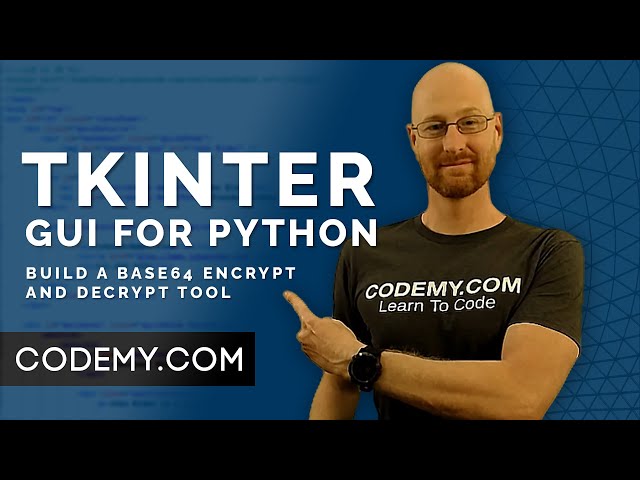 فیلم آموزشی Build A Base64 Encrypt And Decrypt Tool Python Tkinter