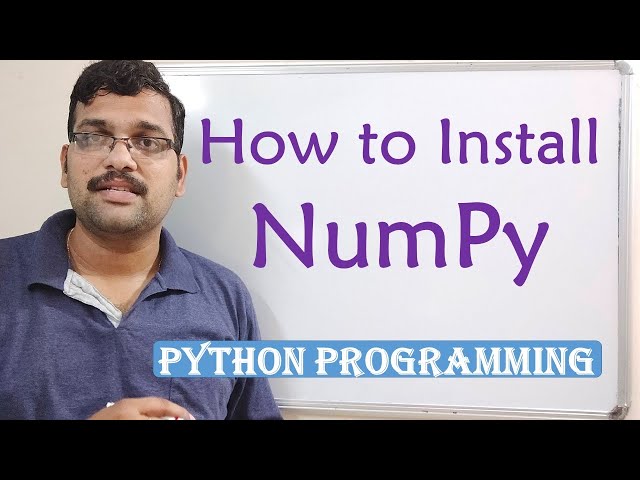 فیلم آموزشی نحوه نصب برنامه نویسی Numpy Python فیلمهای Python ویدئو های آموزش پایتون