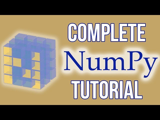 فیلم آموزشی آموزش کامل Python Numpy ایجاد آرایه، نمایه سازی، ریاضی، آمار، تغییر شکل با
