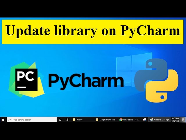 فیلم آموزشی: نحوه به روز رسانی هر کتابخانه پایتون در PyCharm IDE - فیلمهای python | ویدئو های ...