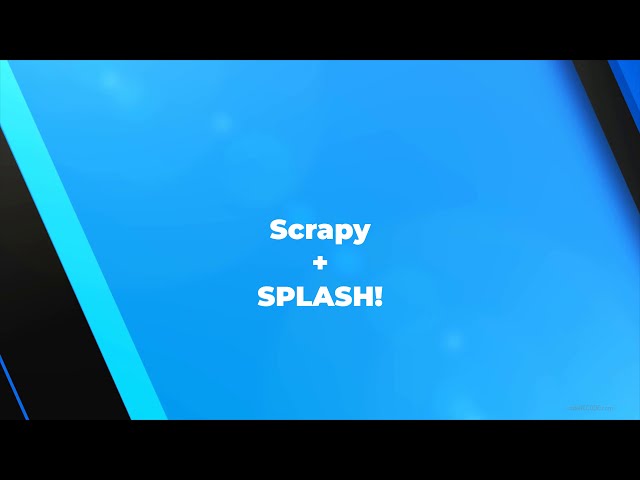 فیلم آموزشی: خراش دادن سایت های پویا با Splash و Python Scrapy - از نصب Docker تا پروژه Scrapy ...