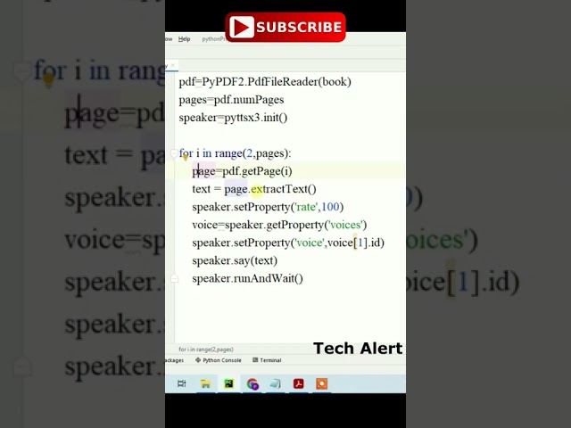 فیلم آموزشی: ایجاد کتاب صوتی در PYTHON #techalert #python #برنامه نویسی - فیلمهای python | ویدئو ...