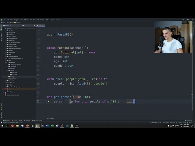 فیلم آموزشی ساخت Api ساده Rest با Fastapi در پایتون فیلمهای Python ویدئو های آموزش پایتون