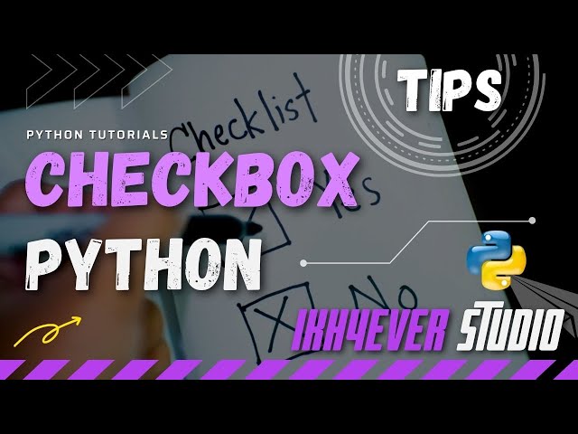 فیلم آموزشی چگونه یک چک باکس در پایتون ایجاد کنم؟ Python Tkinter