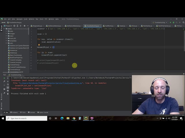 فیلم آموزشی Python How To Fix Typeerror Unhashable Type List عیب یابی شماره 2 با زیرنویس
