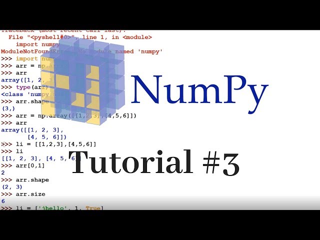 فیلم آموزشی Numpy Arrays Python Tutorial 3 Array Math با زیرنویس فارسی فیلمهای Python