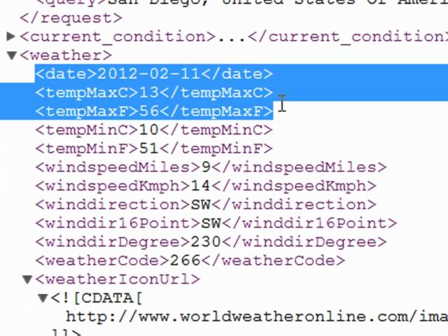 فیلم آموزشی Excel Vba با استفاده از سرویس وب با Xml پیش بینی آب
