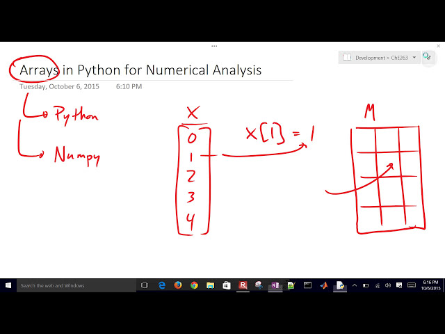 فیلم آموزشی آرایه ها در پایتون Numpy با زیرنویس فارسی فیلمهای