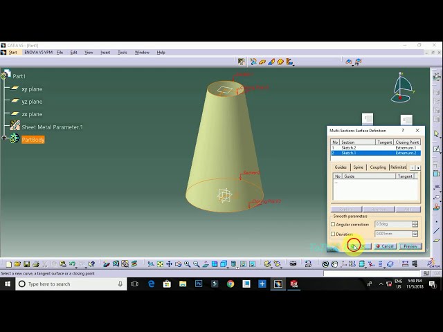فیلم آموزشی: نحوه استفاده از دستور Surfacic Hopper در Catia V5 | آموزش - 09 | - فیلم های آموزش ...