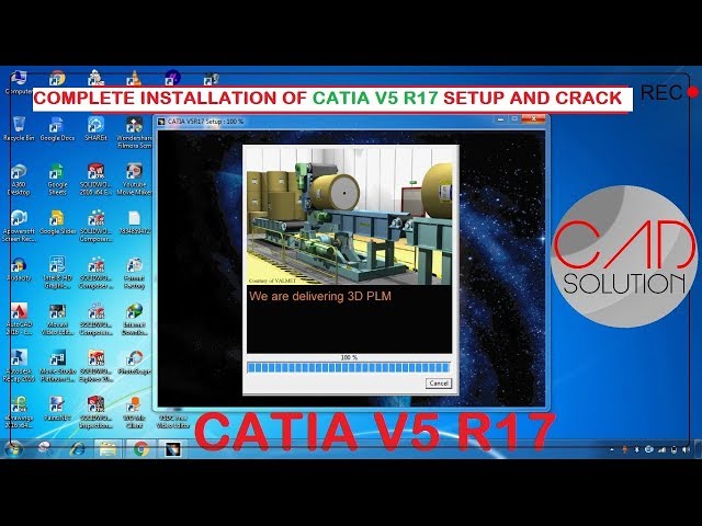 فیلم آموزشی: نحوه نصب CATIA V5 R17 !! با زیرنویس فارسی - فیلم های آموزش نرم افزارهای مهندسی و طراحی