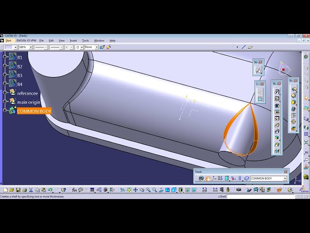 فیلم آموزشی: CATIA V5 Boolean Operation-COOLANT TANK - فیلم های آموزش نرم افزارهای مهندسی و طراحی