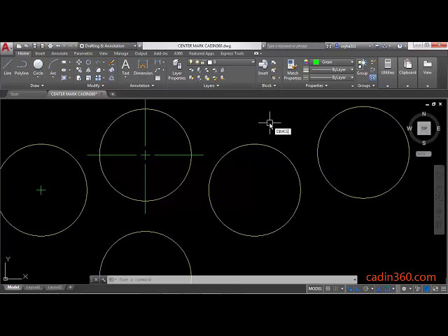 فیلم آموزشی: نحوه اضافه کردن علامت مرکزی در اتوکد 2018 با استفاده از ...
