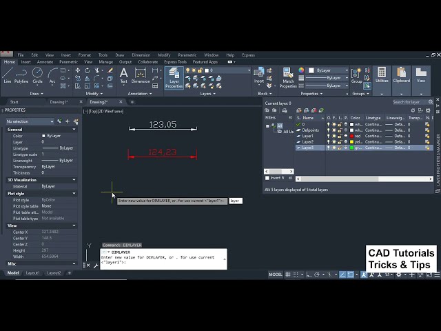 فیلم آموزشی: dimlayer autocad,dimension layer autocad, set dimension ...