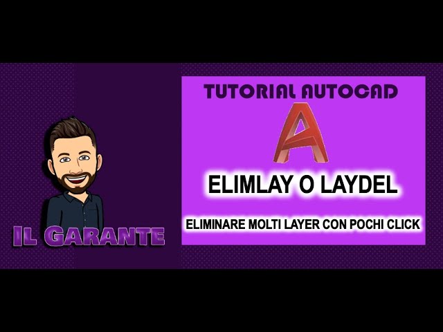 فیلم آموزشی: autocad - دستور elimlay یا laydel - با چند کلیک لایه های ...