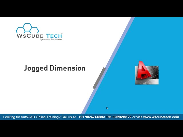 فیلم آموزشی: ابعاد دویده اتوکد | یادگیری دستور Jogged dimensions در ...