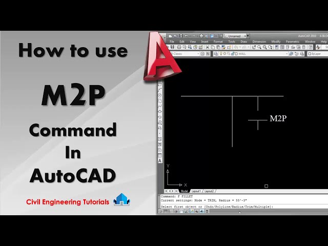 فیلم آموزشی: autocad #19 - نحوه استفاده از دستور m2p در اتوکد | اصول ...
