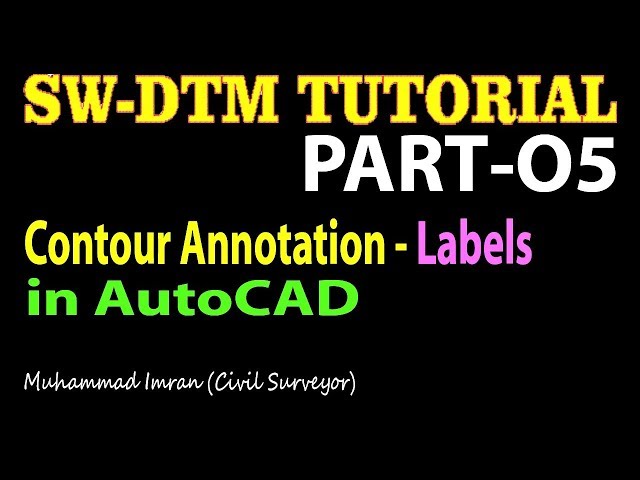 فیلم آموزشی: نحوه اضافه کردن حاشیه نویسی یا برچسب در اتوکد | sw-dtm ...