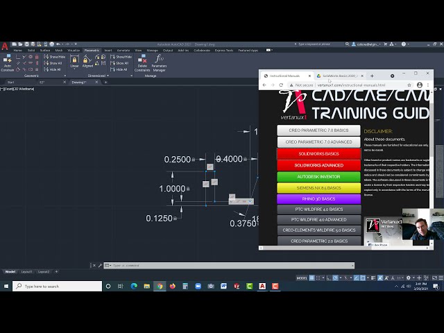فیلم آموزشی: e2 autocad 2021 - آموزش اسکچ های پارامتریک و سه بعدی گردان ...