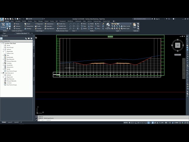 فیلم آموزشی: آموزش autocad civil 3d - تغییر فاصله شبکه برای نماهای بخش ...