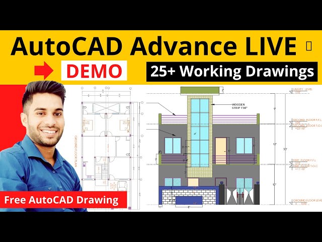 فیلم آموزشی: autocad advance 🔴 دمو دوره زنده | برنامه درسی autocad ...
