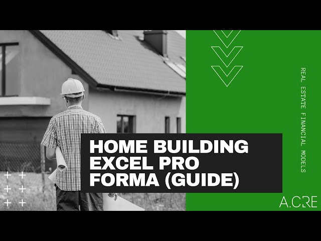 فیلم آموزشی: Single Family Home Construction Pro Forma در Excel for ...