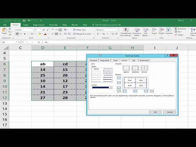 فیلم آموزشی: نحوه افزایش یا کاهش ضخامت سلول یا حاشیه خط در Microsoft ...