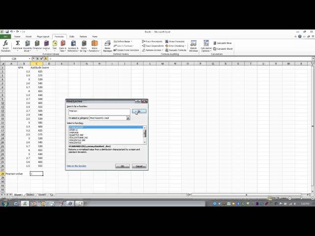 فیلم آموزشی: نحوه استفاده از Excel-The PEARSON Function با زیرنویس ...