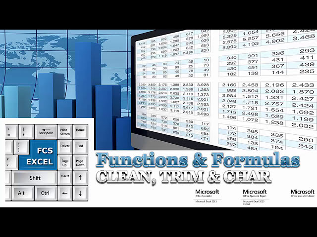 فیلم آموزشی: توابع اکسل را بیاموزید - CLEAN، TRIM & CHAR با زیرنویس ...